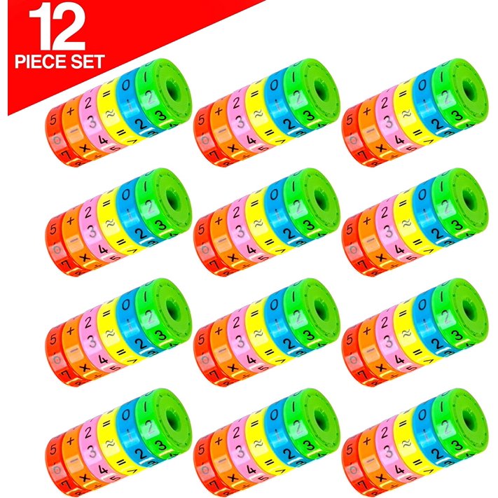 Set of 12 Learning Toys Math Toy Montessori Preschool Learning ...