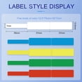 Thermal Cable Label Oil Proof Waterproof Tear Resistant Adhesive Labels ...