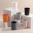 Plastic Trash Can Wastebasket, Garbage Container Basket for Bathroom ...