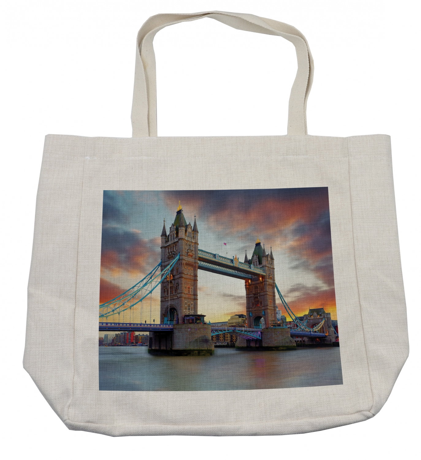 London Shopping Bag, Historic Old Tower Bridge London British Kingdom ...
