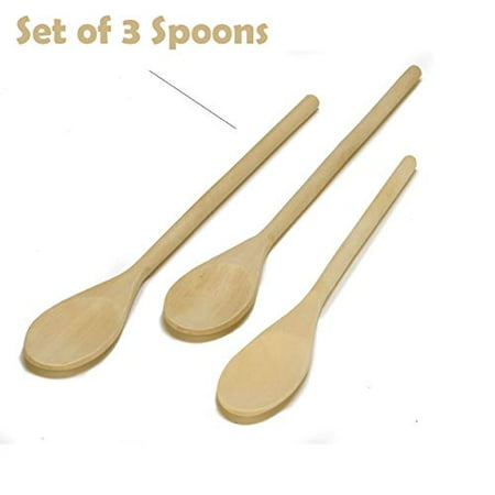 3PC WOOD SPOON SET - Walmart.com - Walmart.com
