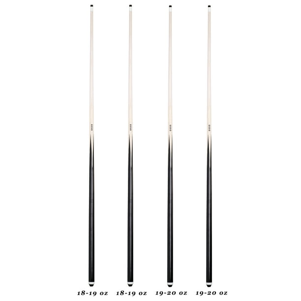 OKKO 1-Piece Pool Billiard House Bar Cue Sticks 57”, Screw-On Tip, Pack ...