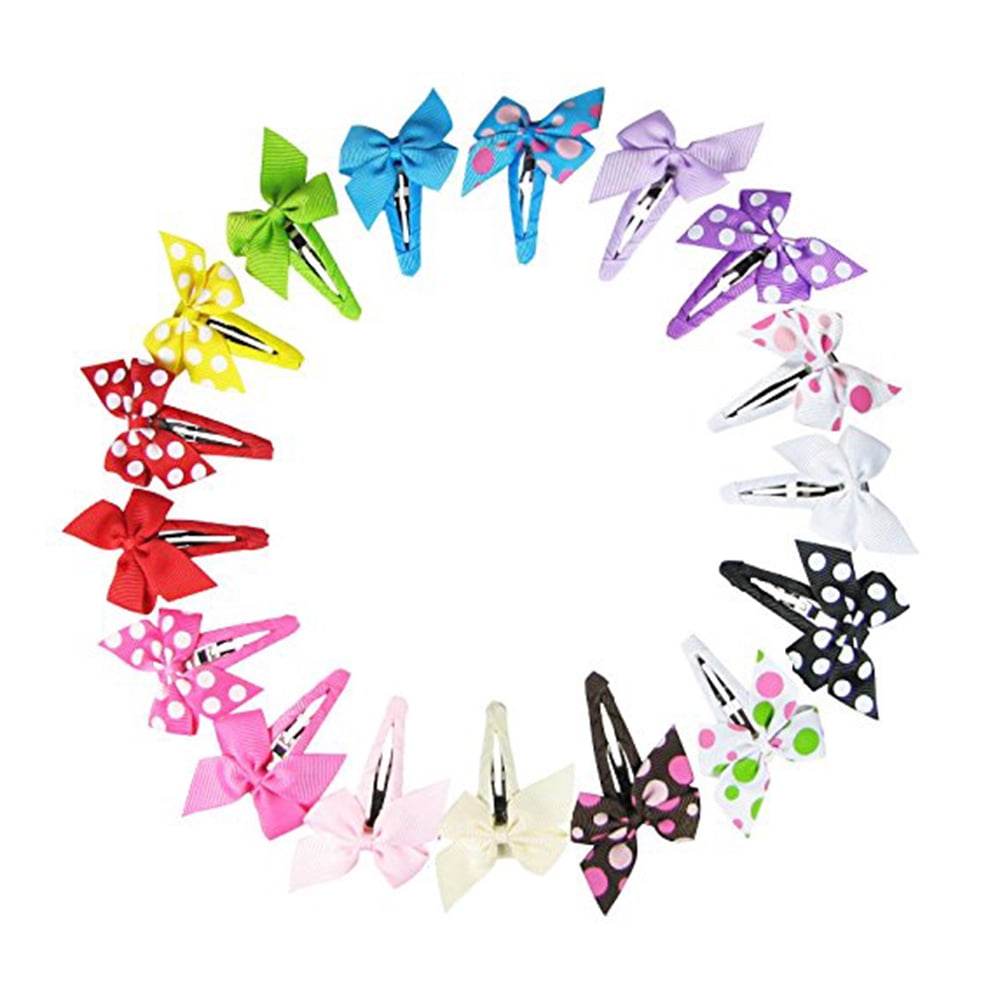 Click here for Alvinma 17pcs/Pack Snap Hair Clips No Metal Hair C... prices