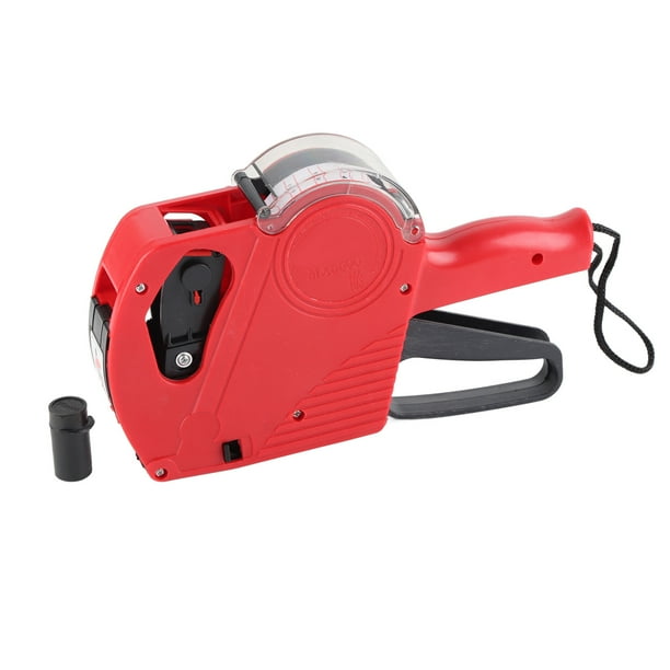 8 Digits Labeller Price Tag Gun With Serrated Outlet Roll Manual ...