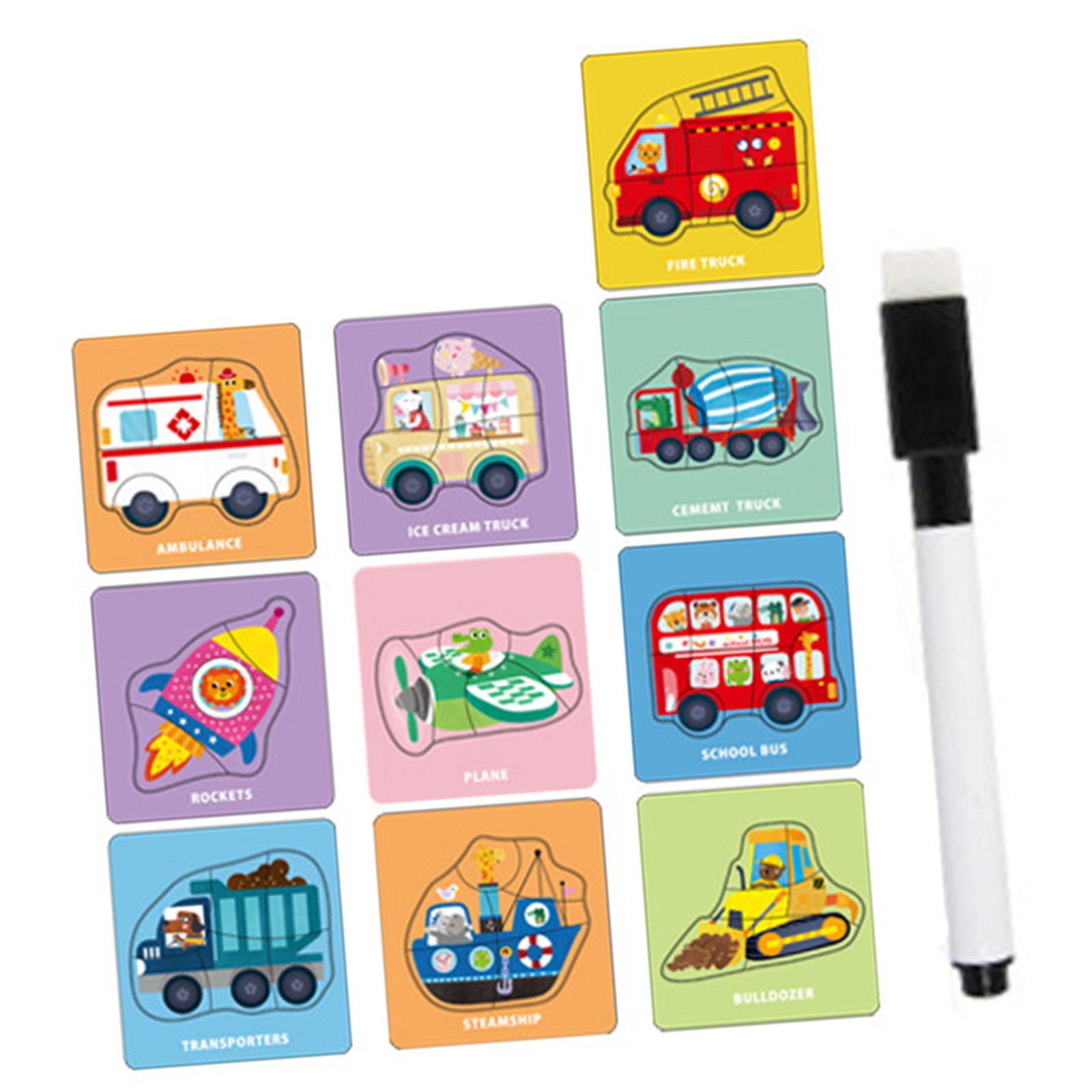 Tarjeta de juego de memoria de emparejamiento Tarjeta Montessori ...