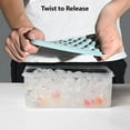 Ice Cube Trays with Lid and Bin, 0.8 IN Small Round Ice Cube Mold ...