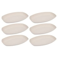 Hefty Everyday 7 Inch White Styrofoam Snack Plates, Soak Proof ...