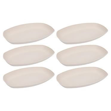 Hefty Everyday 7 Inch White Styrofoam Snack Plates, Soak Proof ...