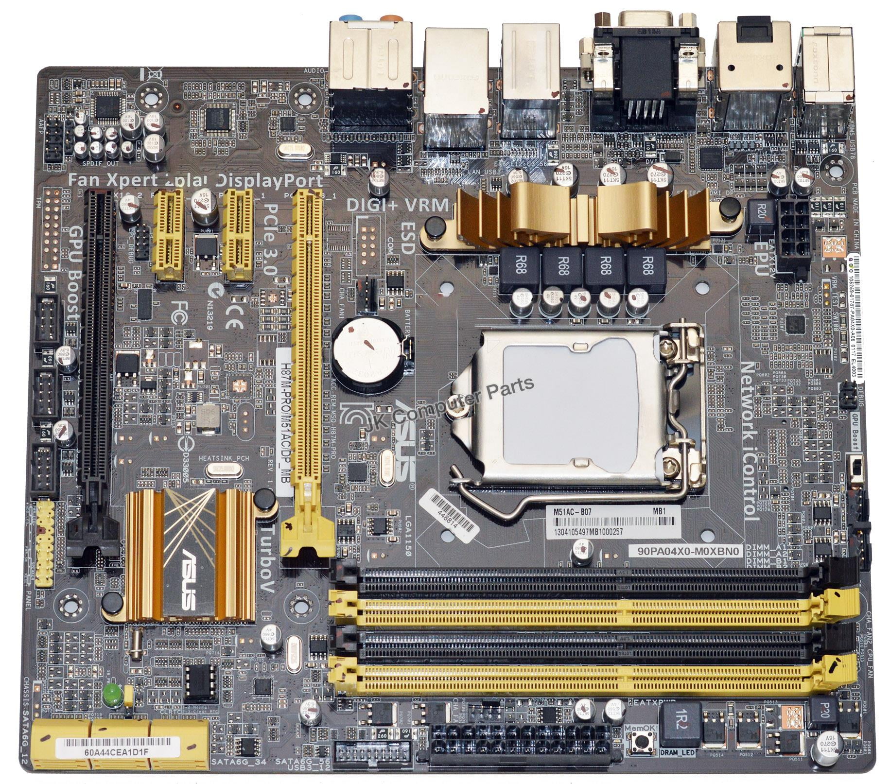 Asus M51AC Intel Desktop Motherboard s115X 90PA04X0-M0XBN0 - Walmart.com