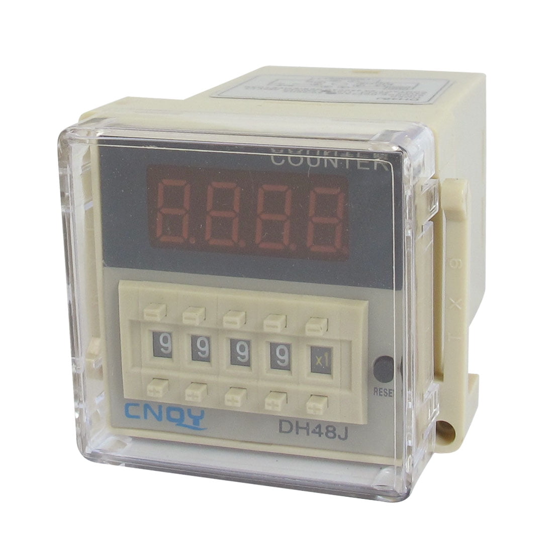 DH48J AC 110V 50/60Hz 1-999900 8 Pin Count Up Digital Counter Relay ...