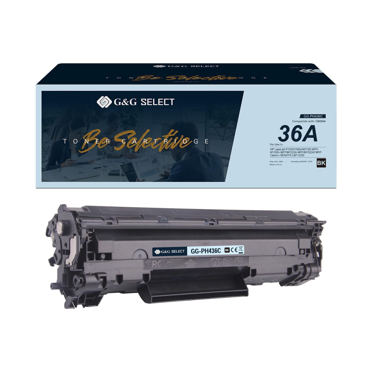 Click here for G & g Select Hp Cb436a New Compatible Black Toner... prices