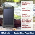 4Patriots Patriot Power Cell CX: Portable Solar Power Bank ...