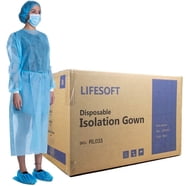 Isolation Gown Elastic Cuff, Medical Dental, Latex Free, Fluid ...