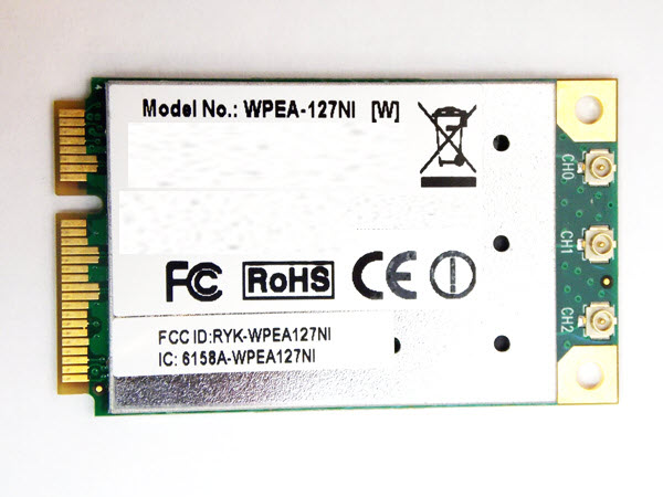 SparkLAN WPEA-127NI / 802.11a/b/g/n / PCI-Express Full-Size MiniCard (Atheros AR9390) - Walmart.com