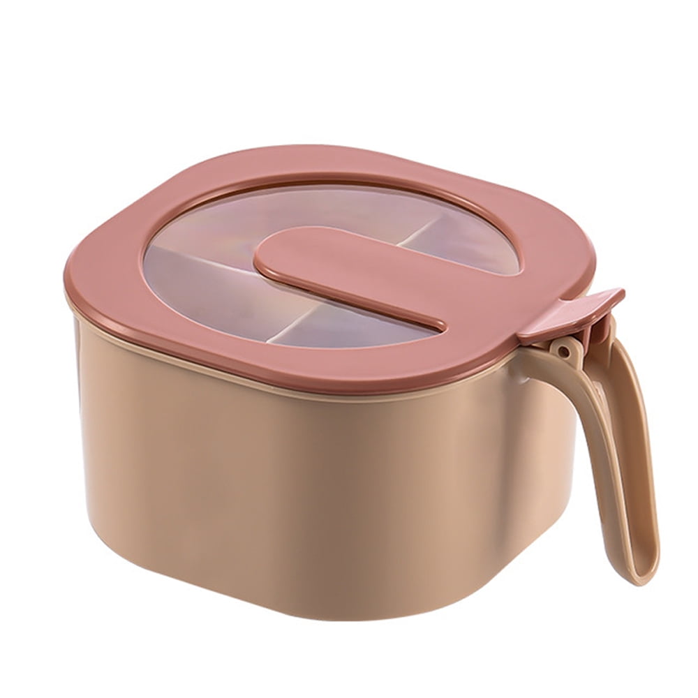seasoning box 4 compartments seasoning pot with lid and spoon ...
