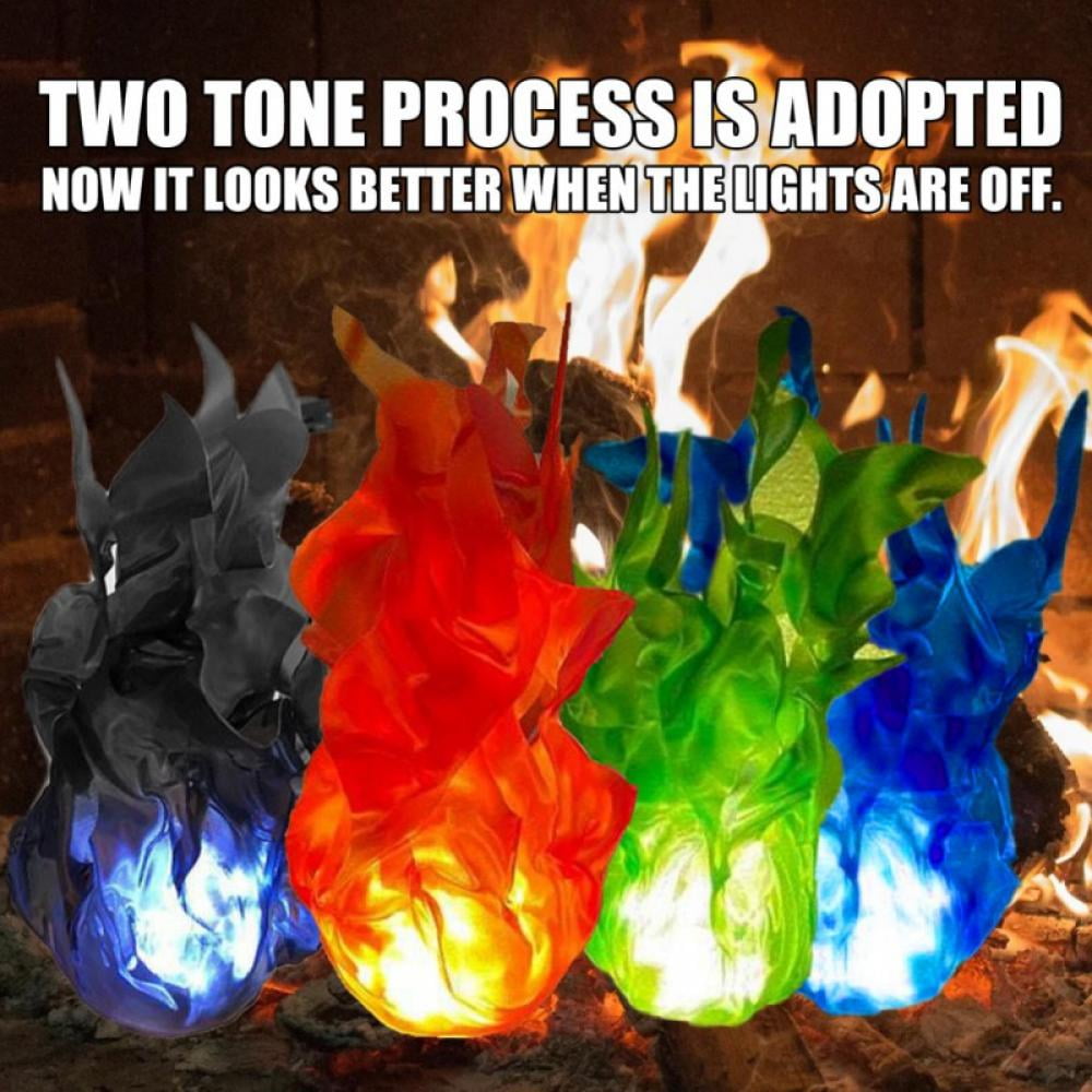 GlobalStore 3D LED Fake Ghost Fire Flames Effect Light Electric Fake ...