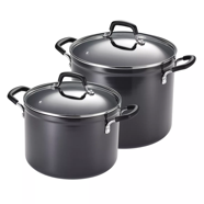 Calypso Basics, 8 Qt. Stock Pot w/ Glass Lid, Red - Walmart.com