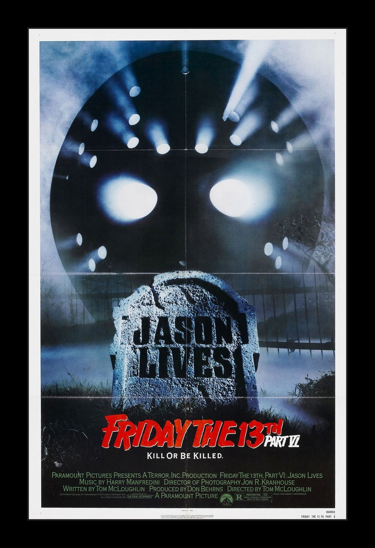 FRIDAY THE 13TH - 11x17 Framed Movie Poster - Walmart.com