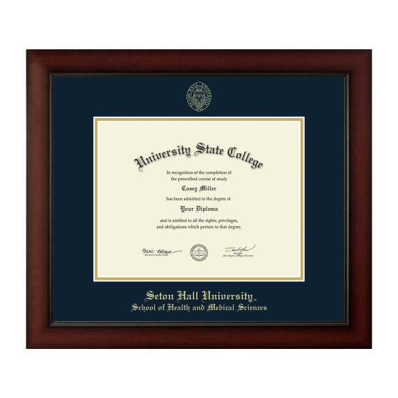 Patriot Frame's Navy 8x10 Portrait Legacy Frame with Silver Medallion ...
