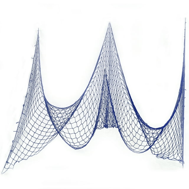 Fish Netting Nautical Tropical Luau Party 15'x6' Hanging Decoration ...