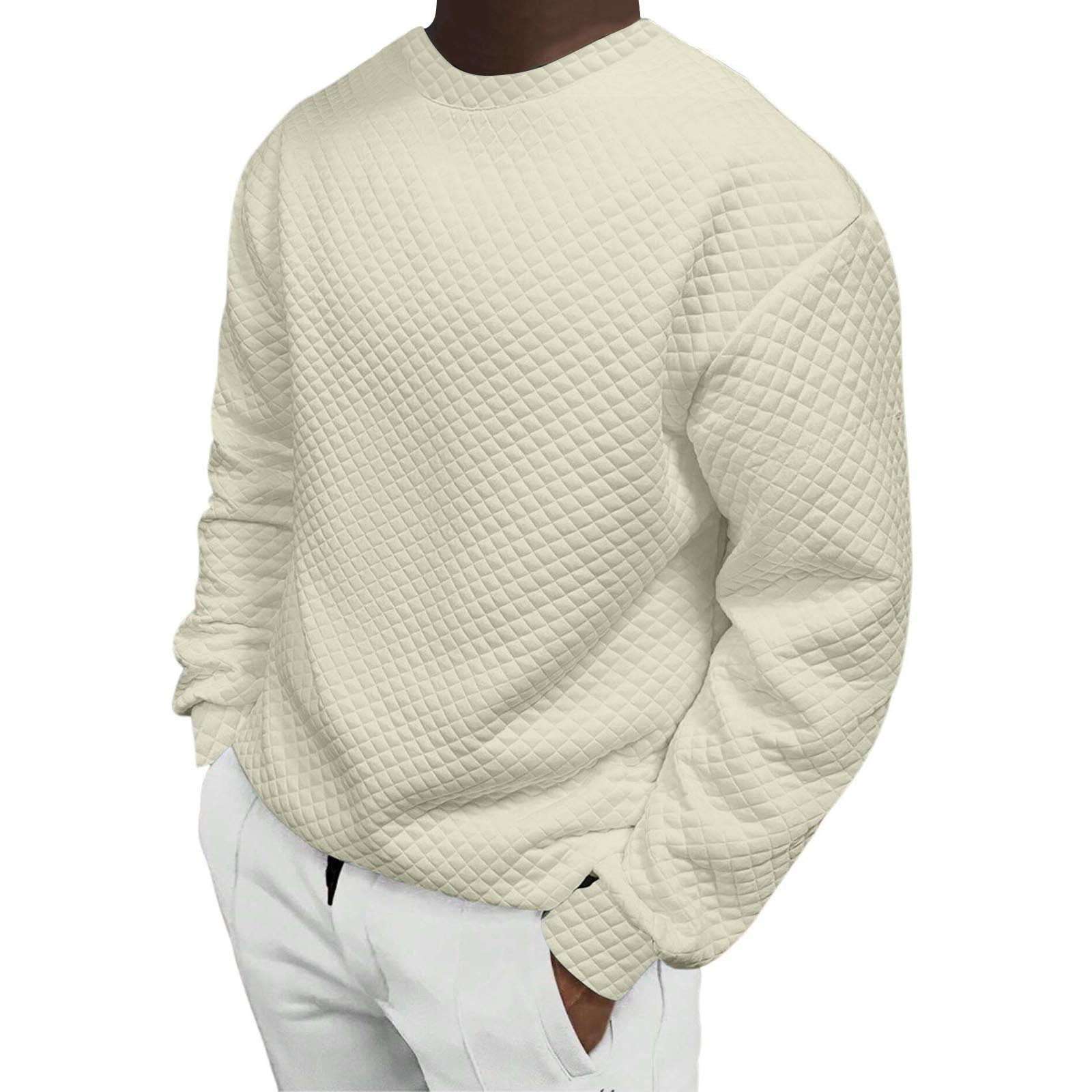 Click here for Jalioing Mens Solid Color Crew Neck Pullover Shirt... prices