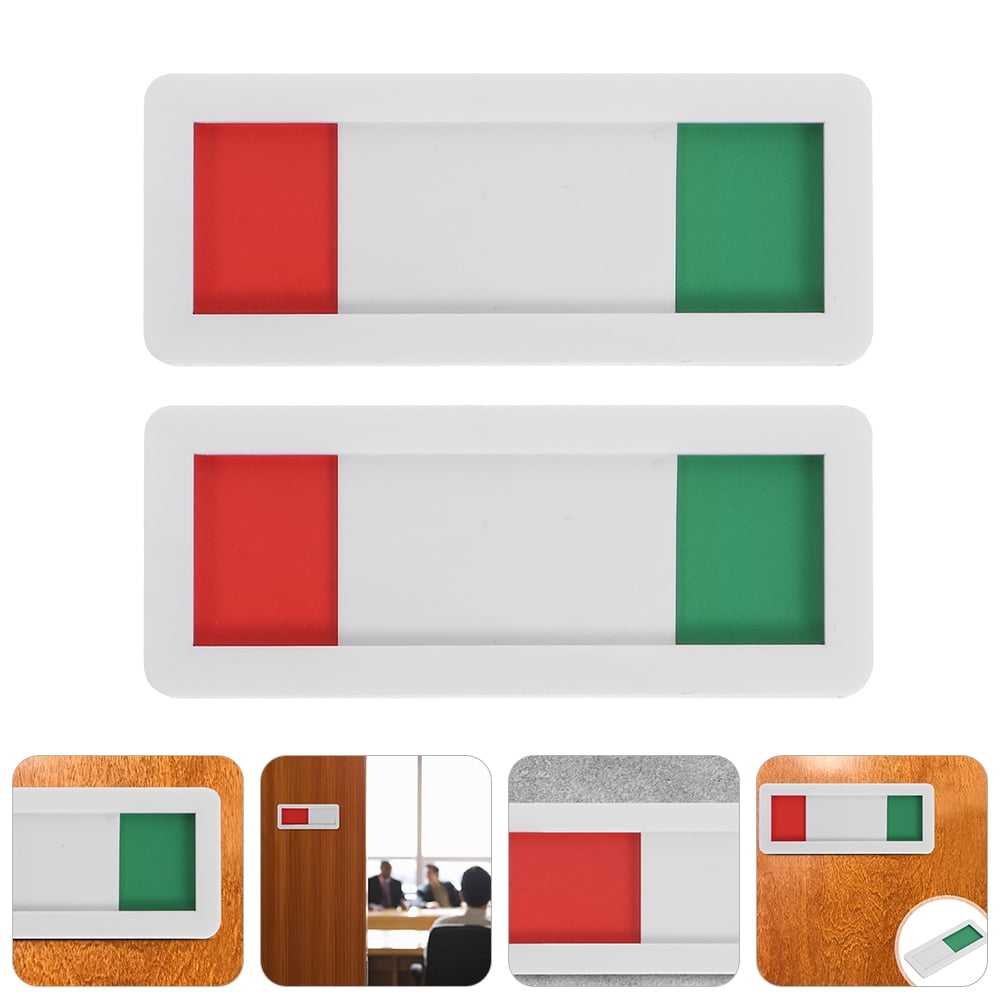 3pcs Acrylic Occupied Sign Privacy Slide Door Sign Conference Room ...