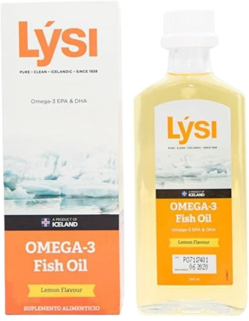 Aceite de Pescado Lýsi Sabor Limón Omega 3 240 Ml | Walmart en línea