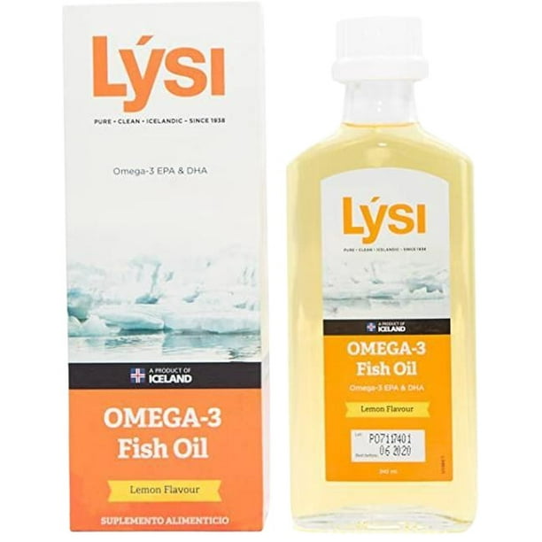 Aceite de Pescado Lýsi Sabor Limón Omega 3 240 Ml | Walmart en línea