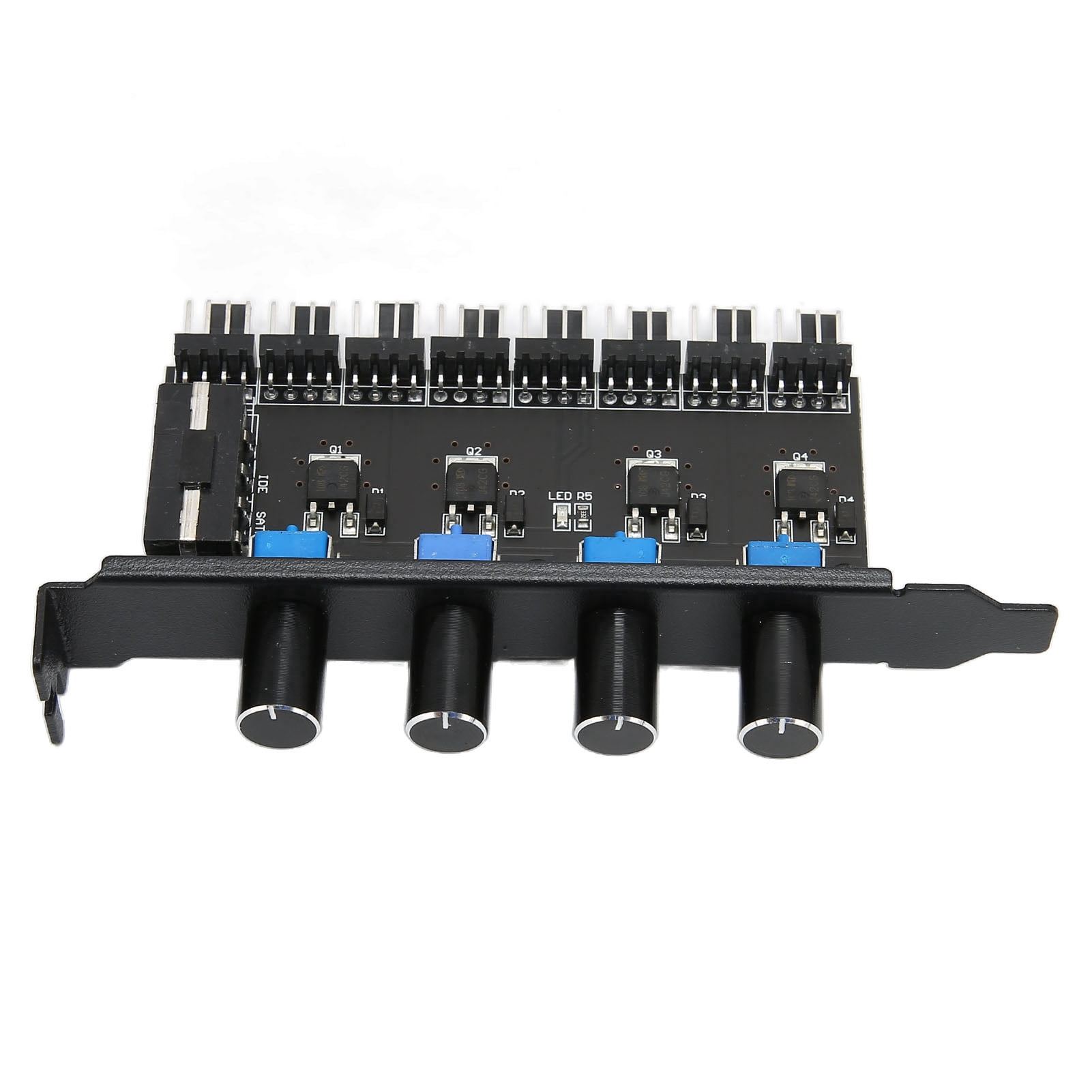 PC 8 Channel Fan Hub PC Fan Hub 4PIN Interface Space Saving For PC ...