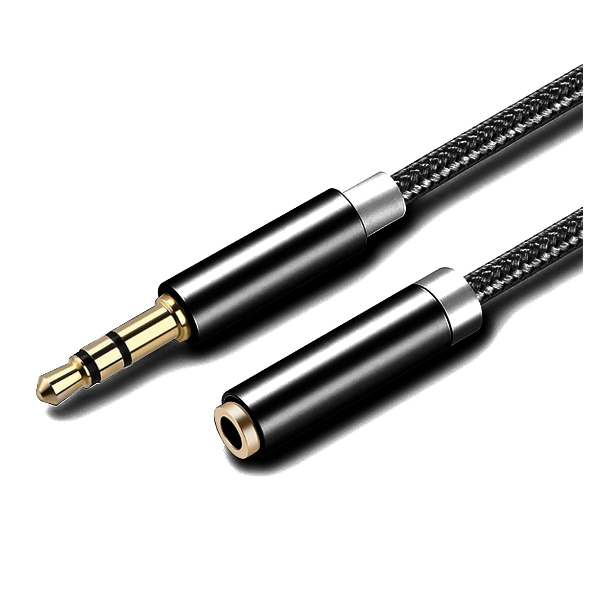 Click here for Exian Aux Male To Female 3.5mm Extension Nylon Bra... prices