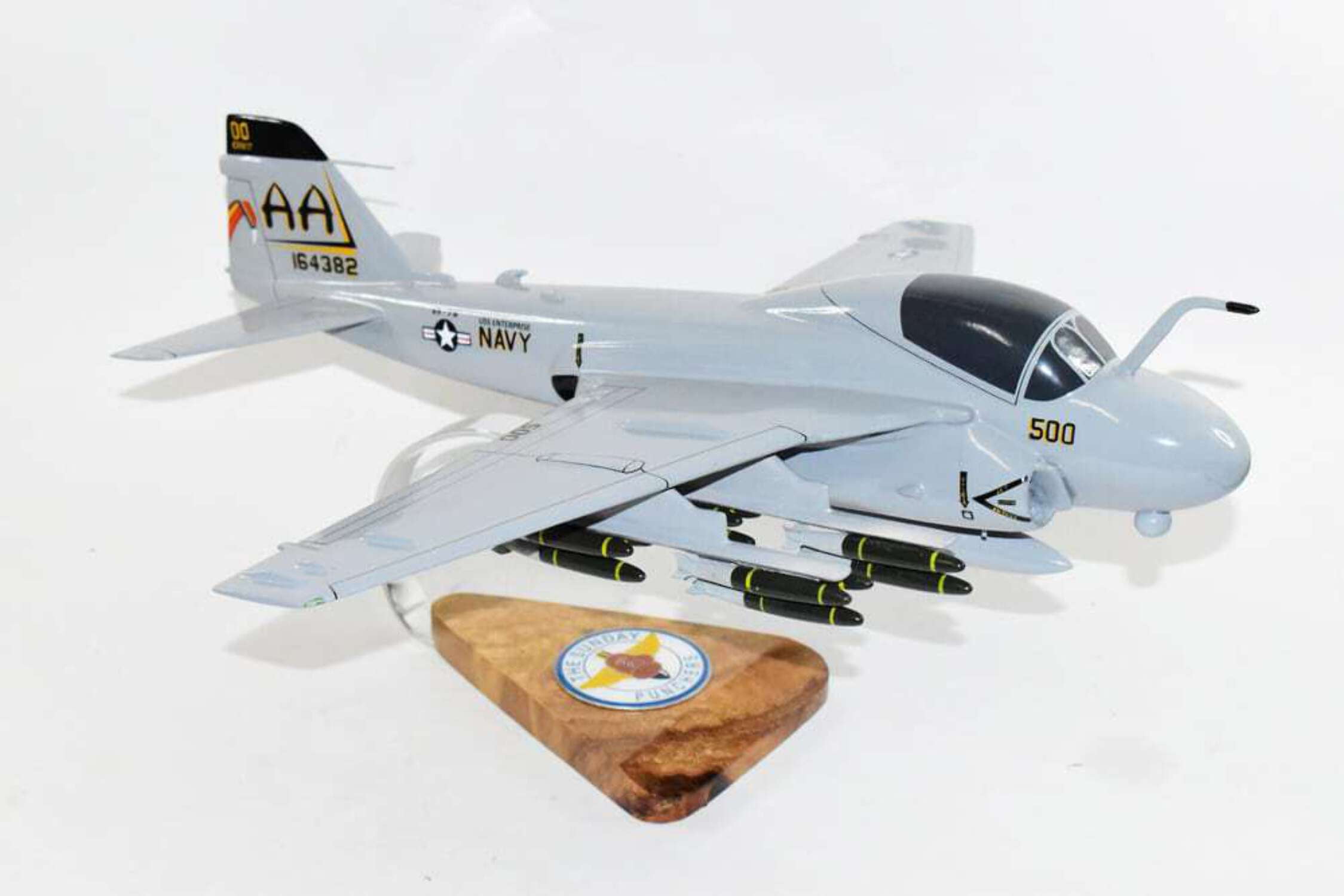 VA-75 Sunday Punchers (USS Enterprise 1996) A-6E Intruder Model, 1/36th ...