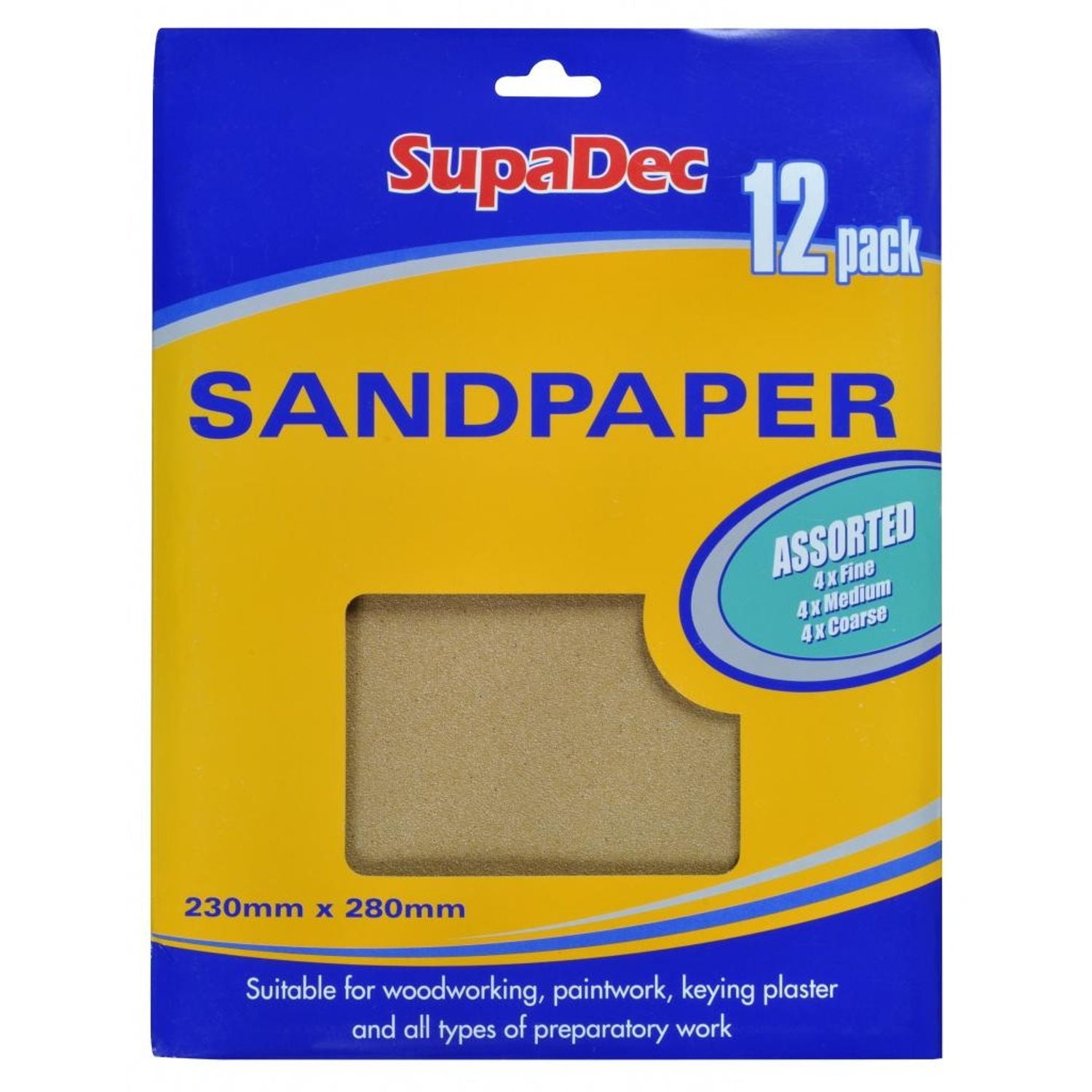 Click here for Supadec General Purpose Sandpaper - Mixed (Pack Of... prices