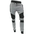 Ma Croix Mens Slim Fit Jogger Pants With Multi Designs Hip Hop Stripe