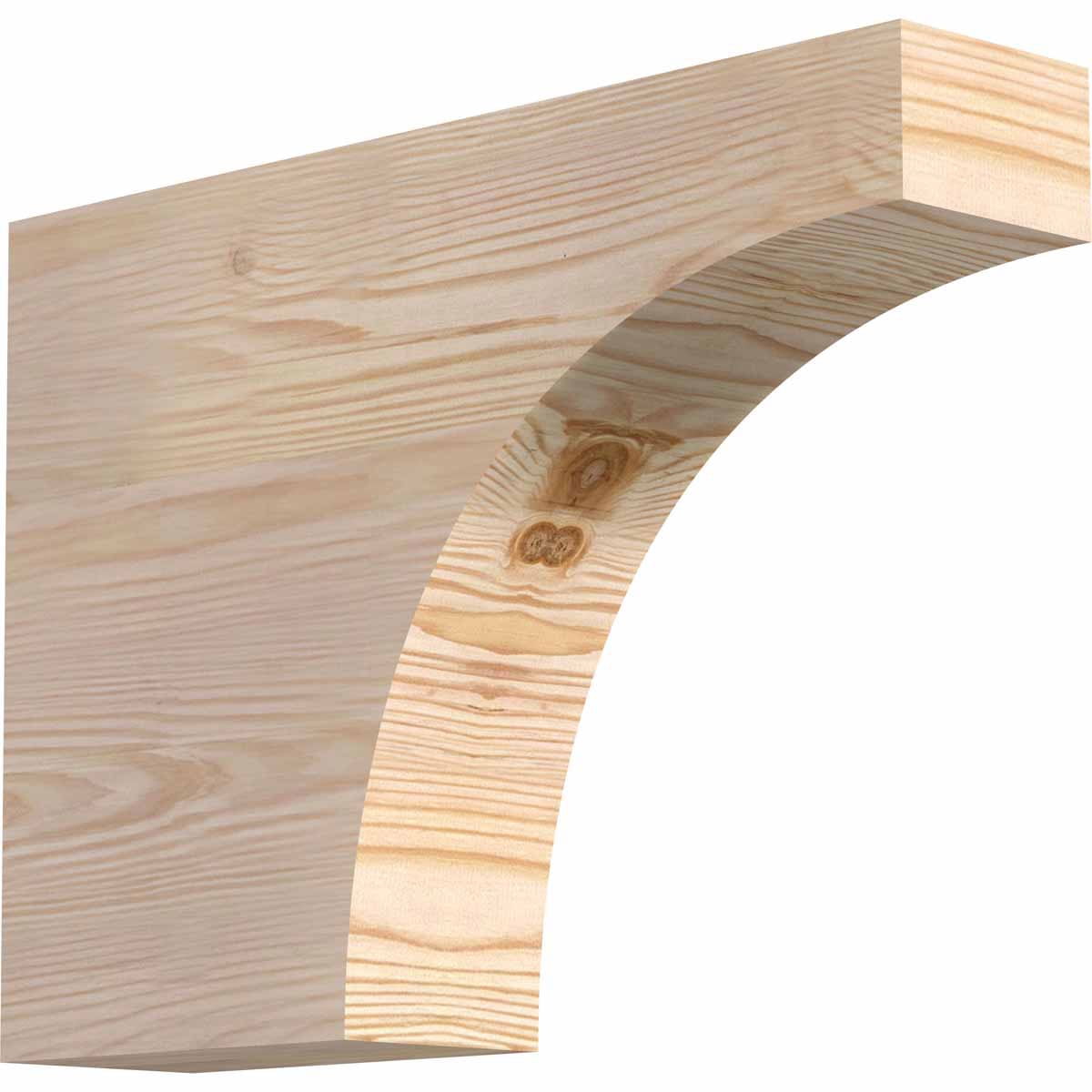 3 1/2"W x 12"H x 16"L Huntington Smooth Rafter Tail, Douglas Fir ...