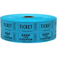 PM, PMC59004, Numbered Double-Ticket Roll, 2000 / Roll, Blue - Walmart.com