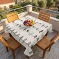Buffalo Check Floral Texture Bird Animal Table Cloth 54x54in ...