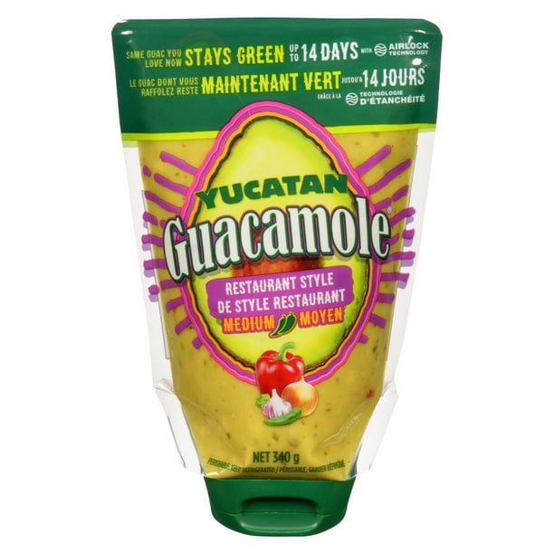 Yucatan Restaurant Style Guacamole, 340 g - Walmart.ca