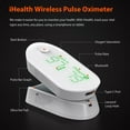 i-Health Air Pulse Oximeter, SpO2 and Pulse Rate Monitor, Rechargeable ...