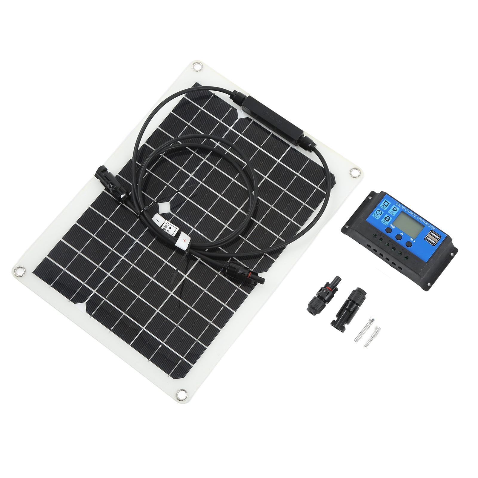 Ouitble Panel de celda Solar, 30W 18V Panel Solar de Salida ...