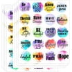 Inspirational Bible Verse Stickers 480Pcs Motivational Scripture Decals ...