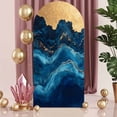 Arch Backdrop 4 Ft, Navy Blue Spandex Stretch Fitted Arch Cover, Round ...