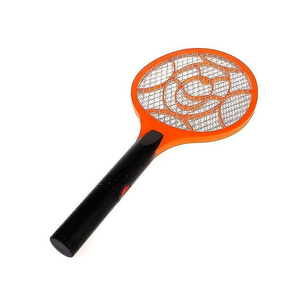 3 Layers Net Dry Cell Hand Racket Electric Swatter Home Zapper Mosquito ...