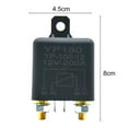 DJZ Car Relay High Power Heavy Duty Black 200A 12V Universal Electrical ...