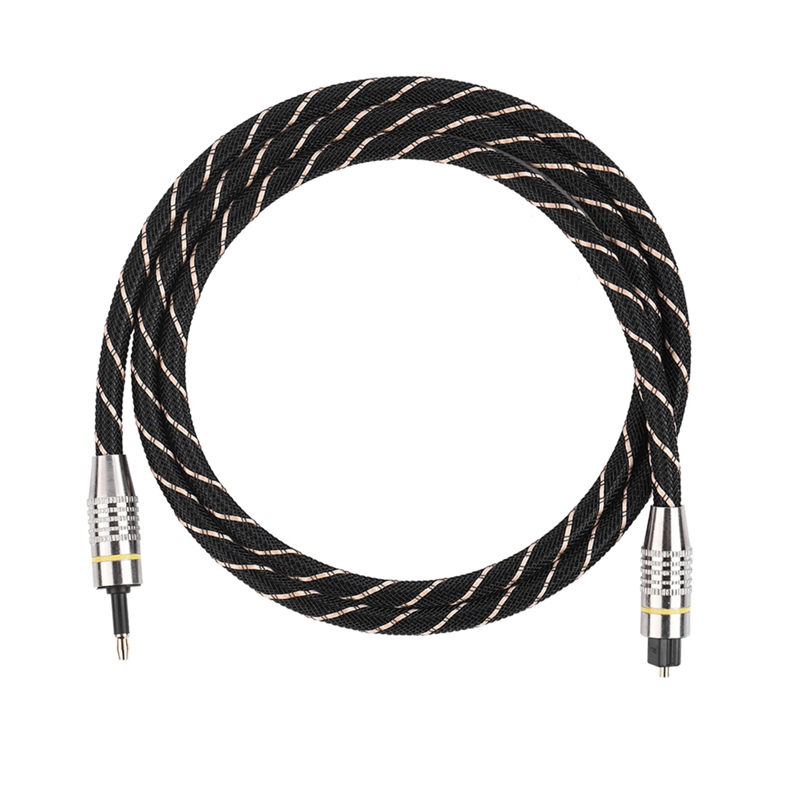 Cable de Digital de Fibra óptica Conector Chapado en Oro SPDIF Redondo ...