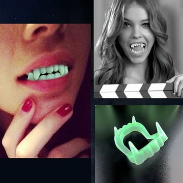 12/pk Flashing Mouth LED Mouthpieces Glow Teeth Light Party Halloween ...