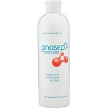 Anasept-Antimicrobial Skin and Wound Cleanser, 8 oz. Bottle with ...