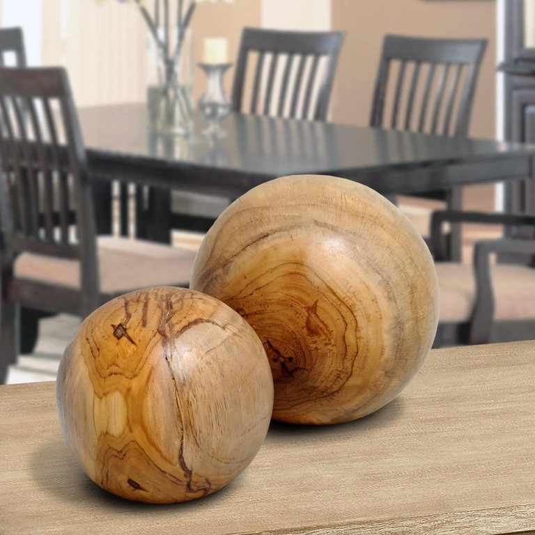 Teak Ball Table