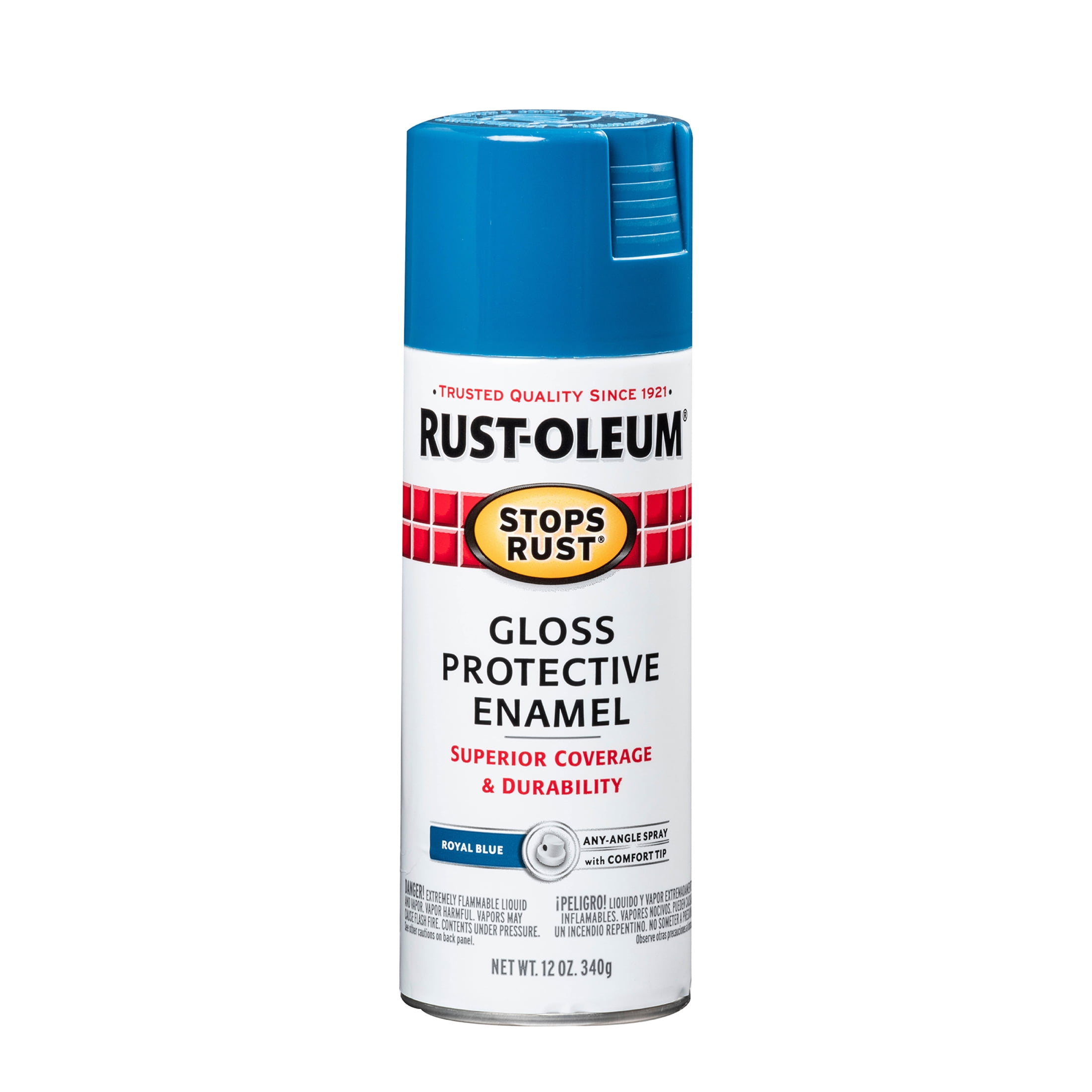 Royal Blue, Rust-Oleum Stops Rust Gloss Protective Enamel Spray Paint ...