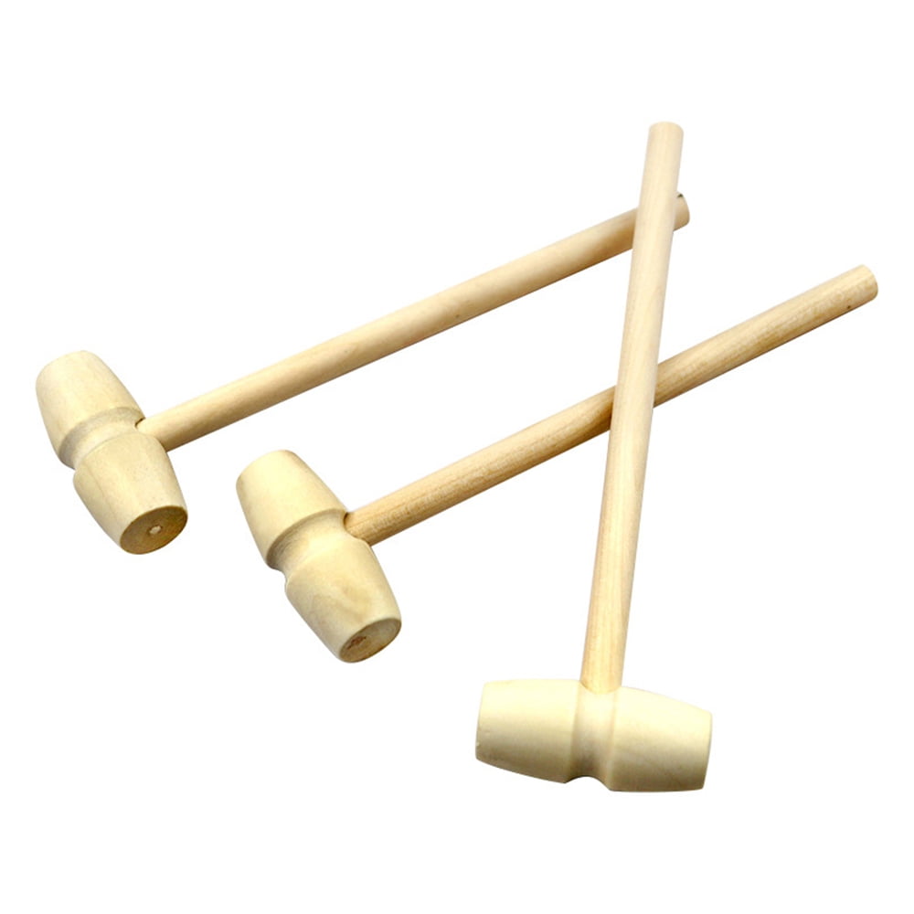 Buy Mini Wooden Hammers for Chocolate for Breakable Chocolate Heart Toy ...