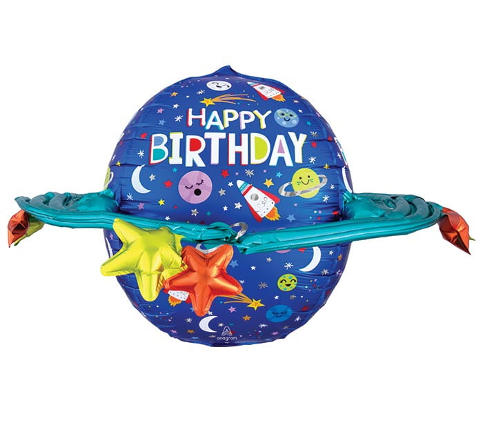 29" Packaged Festive Colorful Galaxy Garland Balloon - Walmart.com